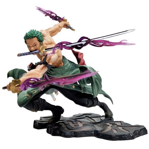 (9 χωρίς κουτί) 18cm Luffy Figure Roronoa Zoro Three-Blade Sa-Maxim ...