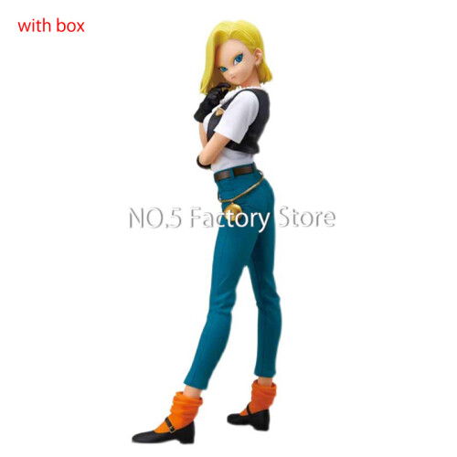 (P with Box) 21 Style DBZ Anime Figure Android Launch Bulma Camouflage ...
