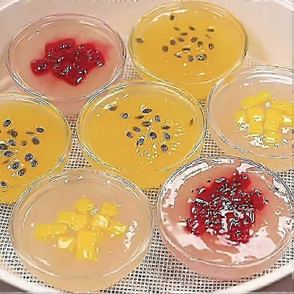 (As show, One size) 8pcs Glass Dessert Rice Pudding Bowls Round Glass ...