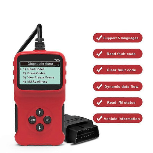 OBD Diagnostic Tool V309 Automobile Detector Engine Fault Diagnosis ...