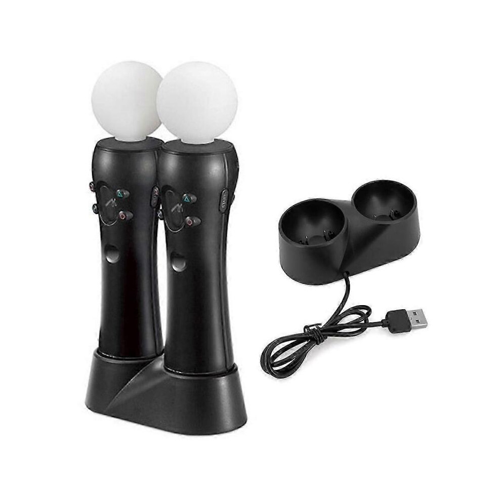 PS4 VR Move Motion Controllers with Dual Charger - Enhanced Gaming ...