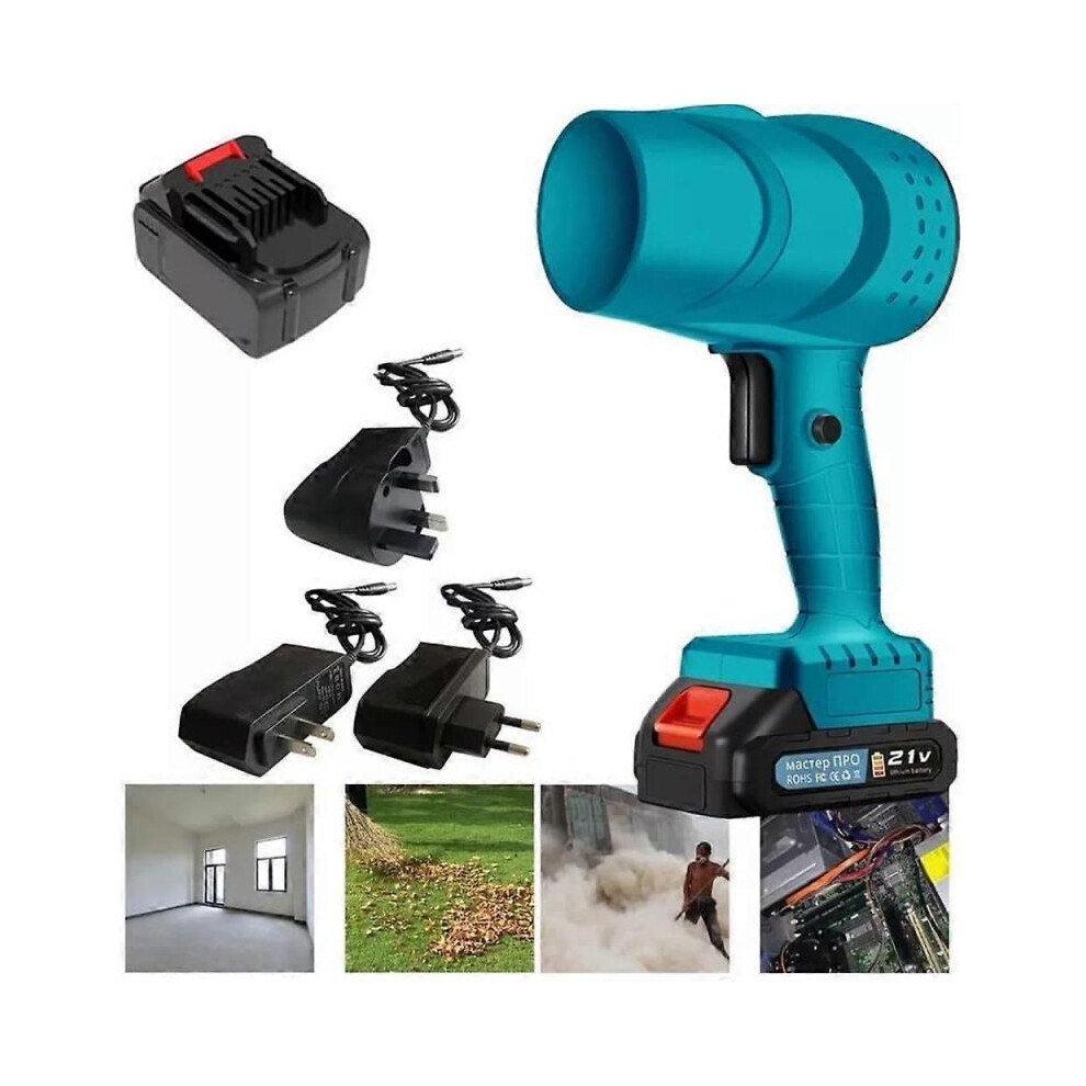 (red) Javn Cordless Leaf Blower,Compressed Duster 21v Air Blower ...