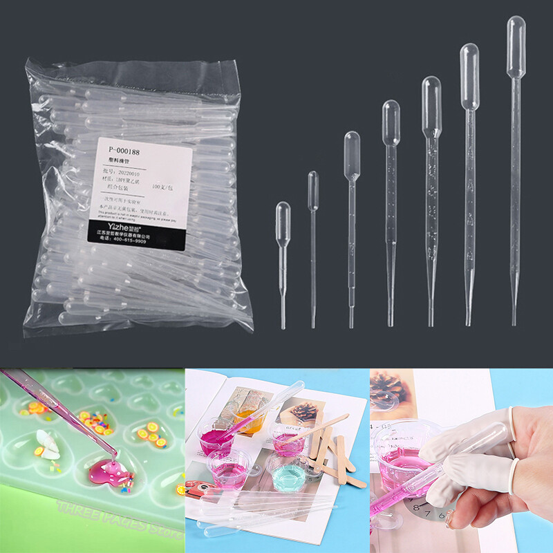 Pipettes graduées jetables en plastique (3 ml - 150 pièces) pour le ...