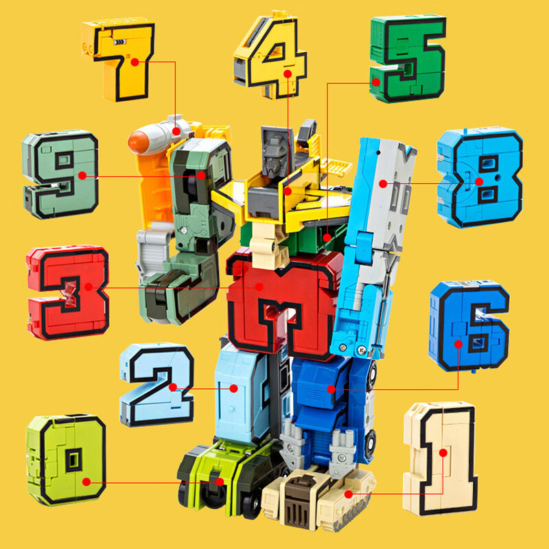 (0123456789 senza scatola) 0-9 Numeri digitali Trasporto Lettera Tank ...