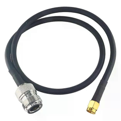 Câble coaxial SMA mâle vers N femelle, adaptateur d'extension en queue de cochon, RG58, 16 pieds ...