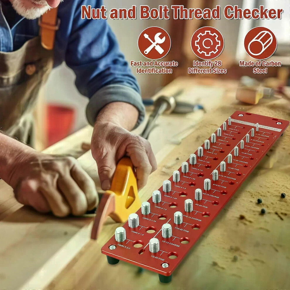 28 Nut and Bolt Thread Checker Bolt Size and Thread Gauge Bolt and Nut ...