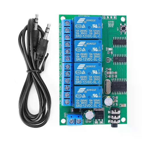 AD22B04 Relè di decodifica del segnale audio DTMF a 4 canali DC 12V Non ...