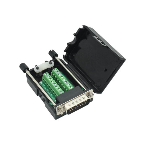 DB15 Breakout Connector Male Adapter 15-pin Port Adapter to Terminal ...