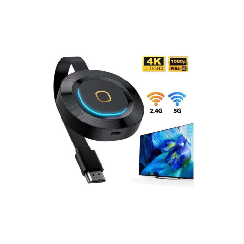 Wireless HDMI Display Dongle 5G+2.4GHz, 4K Ultra HD WiFi Adapter ...