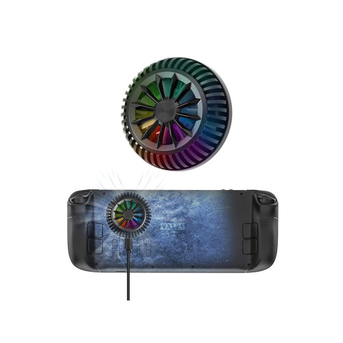 Steam Deck Fan, Semiconductor Cooler for Steam Deck with 7-Blade Fan ...