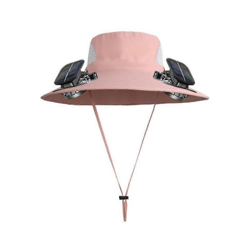 (Pink) Colitt Fishing Hat, 3 Speed Control Disassembling USB Charging ...