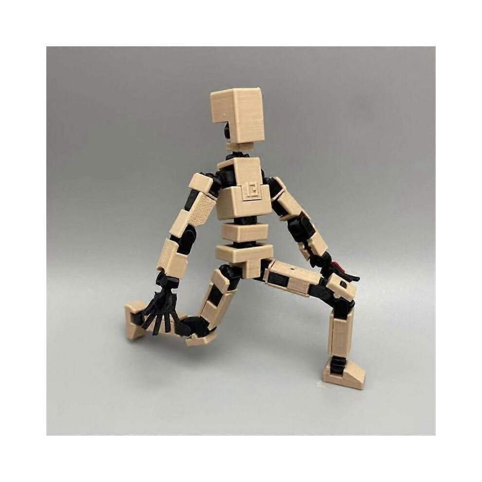 (apricot) Multi-jointed Movable Robot 3d Printed Mannequin Toyslucky 13 ...