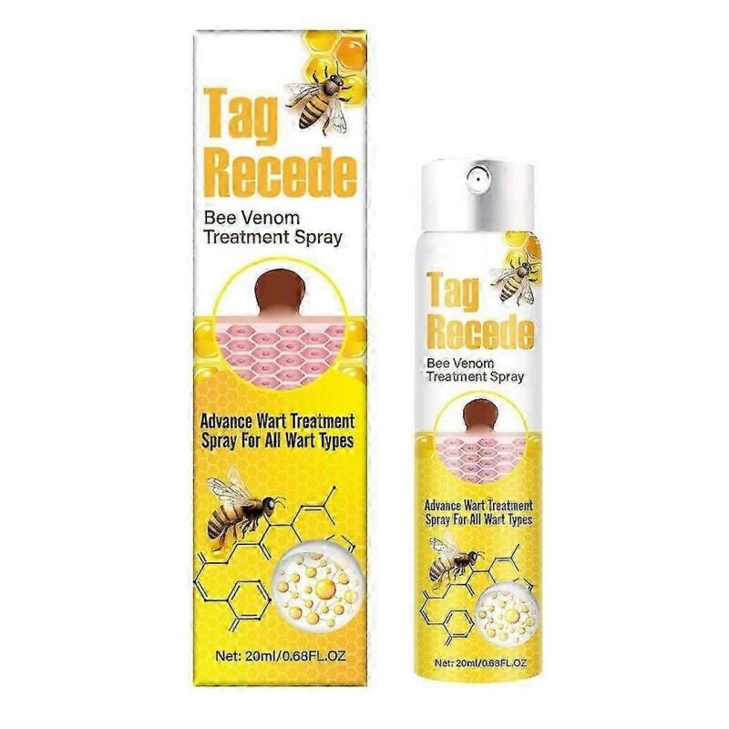 Bee Venom Spray, Bee Venom Anti-Wart Spray, 2025 New Tag Recede Bee ...