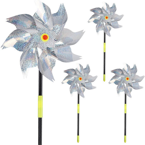 (As show, One size) Bird Repellent Windmill,The 4 Reflective Windmill ...