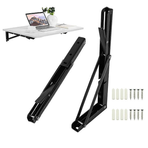 (As show, One size) 2 Pieces Foldable Console Bracket, 450mm Folding ...