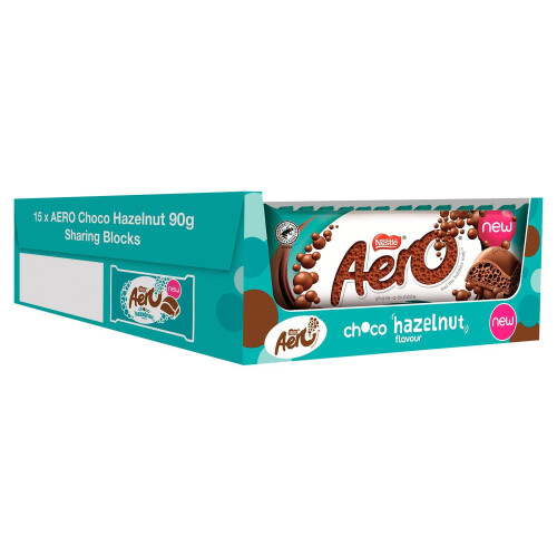 (20 x Crunch Milk Chocolate + 15x Aero Hazelnut (35 Bars)) Nestlé ...