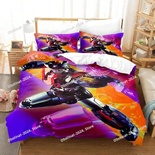 (4, EU Double 200x200cm) 2025 Mazinger Z Bedding Set Single Twin Full ...