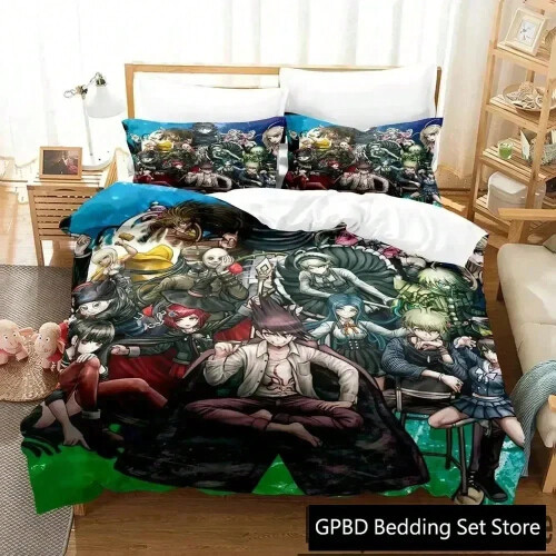(3, US Full 200x230cm) 2025 Luxury New 3D Print Anime Danganronpa ...