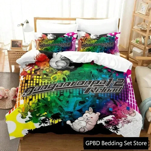 (6, US Twin 173x218cm) 2025 Luxury New 3D Print Anime Danganronpa ...