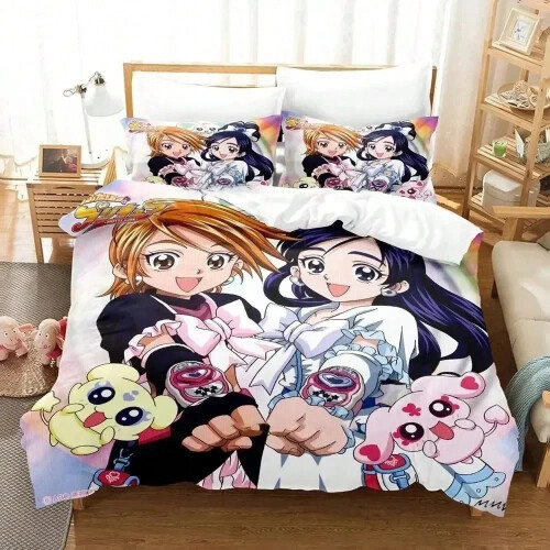 (7, AU Queen 210x210cm) Luxury New 3D Print Anime Pretty Cure Bedding ...