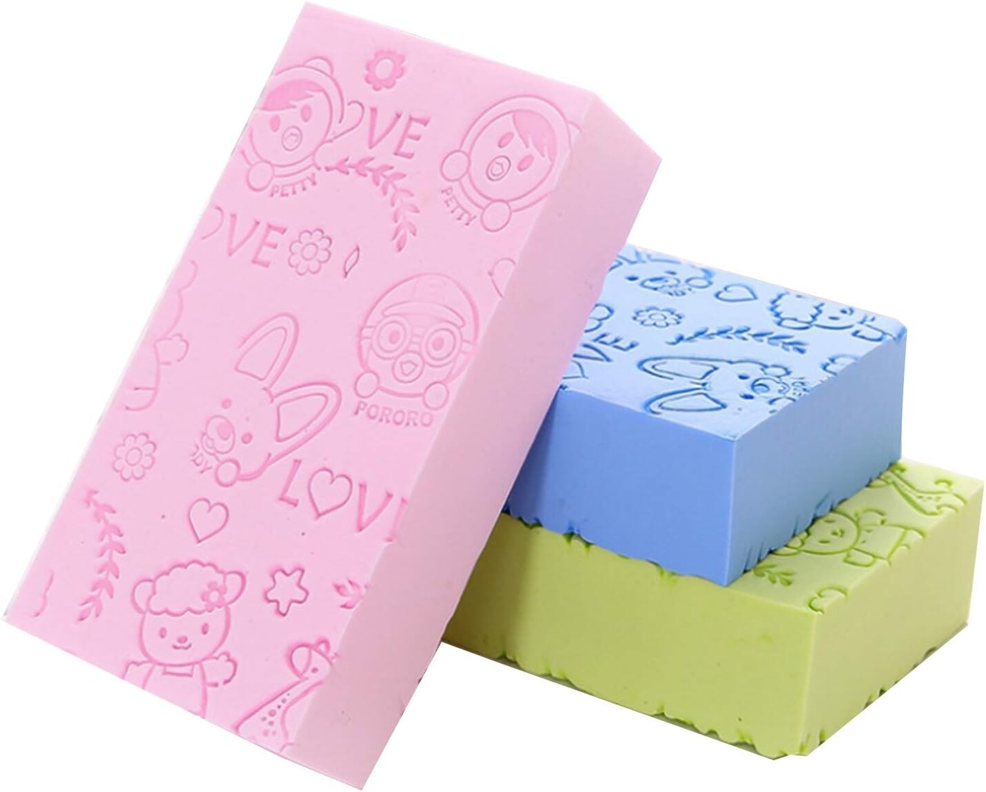 Éponge de bain exfoliante pour le corps et la douche - Gommage spa ...