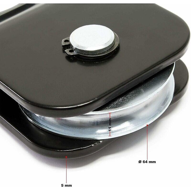 4t Open Reeving Pulley - Cable Guide Winch - Blocking Pulley - Workshop ...