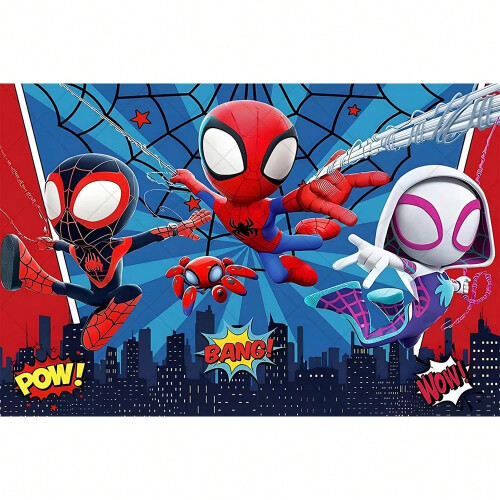 (Vinyl W220xH150cm, JK0388) Super Hero Cartoon Spider Man Photography ...