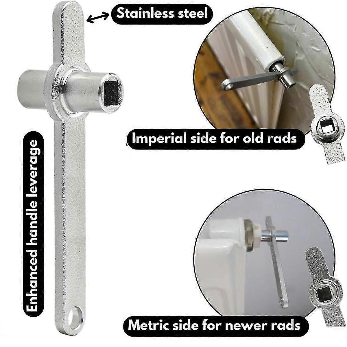 The Ultimate Radiator Key - Dual-Sized Imperial & Metric - Premium ...