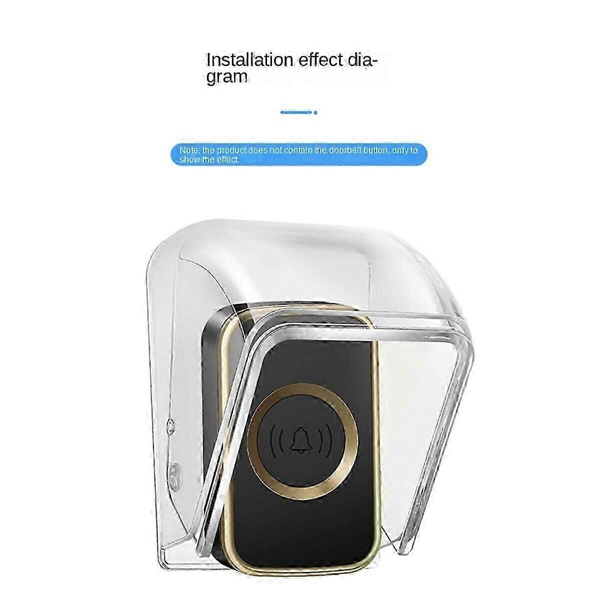 Housse de protection contre la pluie pour sonnette sans fil, housse ...
