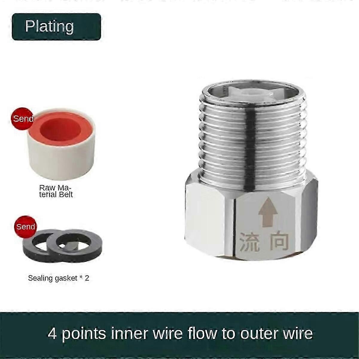 Check Valve Household Bathroom Angle Valve Anti-Backflow and Anti ...