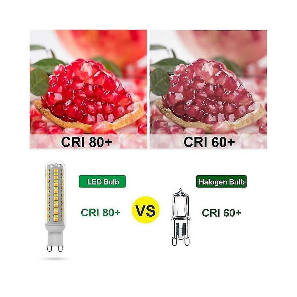 G9 Smart LED Light Bulb 550-650LM AC 220V-240V Lamp Bulb No Flicker ...