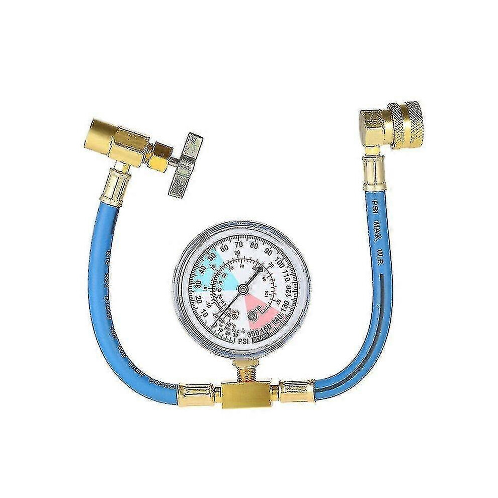 R134a Car Refrigerant Gas Refill Tool With Pressure Gauge Air ...