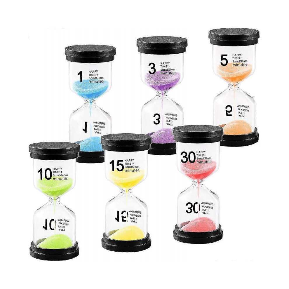 Non-Toxic Sand Multi-Color Sand Timers, Shock-Resistance with Compact ...