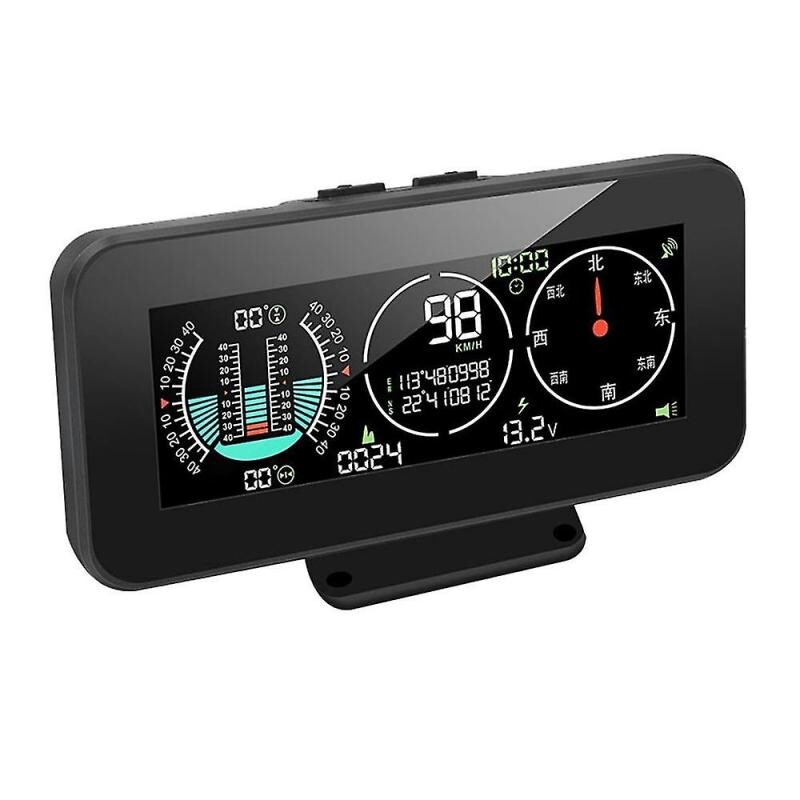 For All Cars M60 Car Gps Hud Speedometer Intelligent Inclinometer Off ...