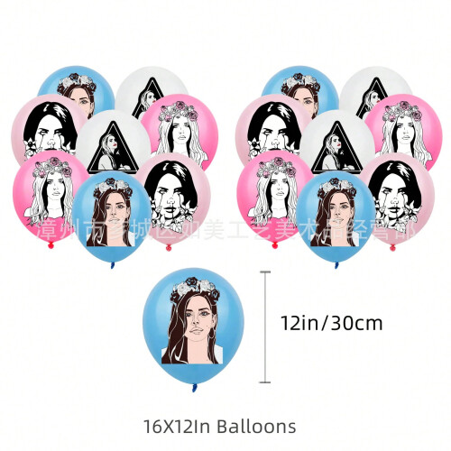 (Balloons-16pcs, Lana) Lana Party Balloon Decorations,Lana Theme Party ...