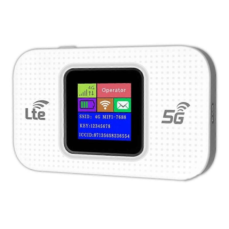 MF68E 4G LTE Wi-Fi Router Type-C Interface Color Display Built-In ...