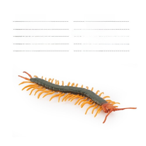 (StyleA) Miniature Fake Centipede Toy With Pvc Material For Prank ...