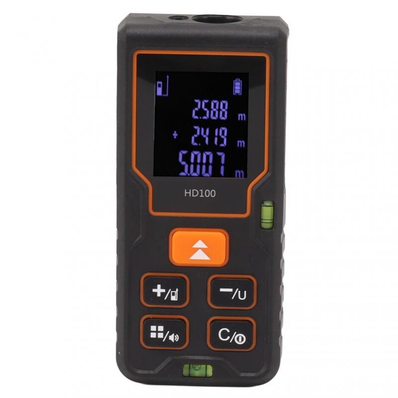 Laser Distance Meter High Accuracy Portable Handheld Rangefinder for ...