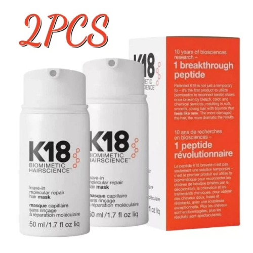 2Pcs 50ml K18 Leave-In Molecular Repair Hair Mask Hair Treatment on OnBuy