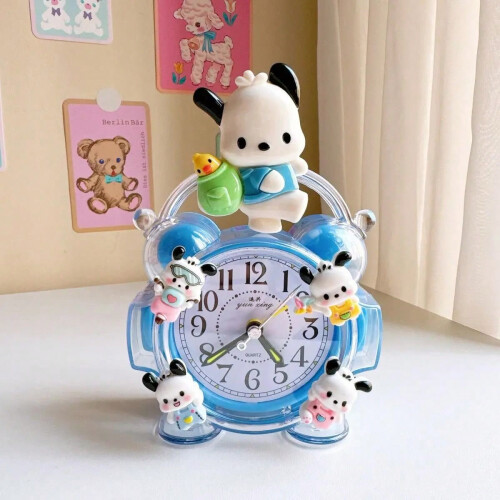 (Pochacco) Sanrio My Melody New Alarm Circular Mute Student Only Cute ...