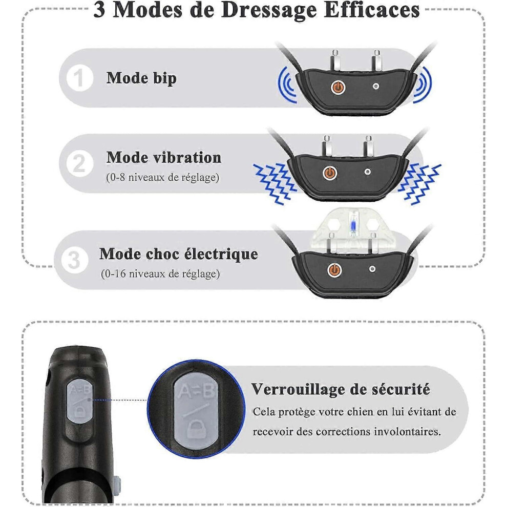 2025 Latest Model Dog Training Collar, 300-500 Meters Range and Keypad ...