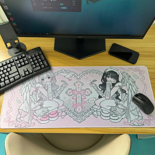 (BLACK-3, 600x300x2mm) Large Cartoon Mouse Pad Waterproof Gaming ...