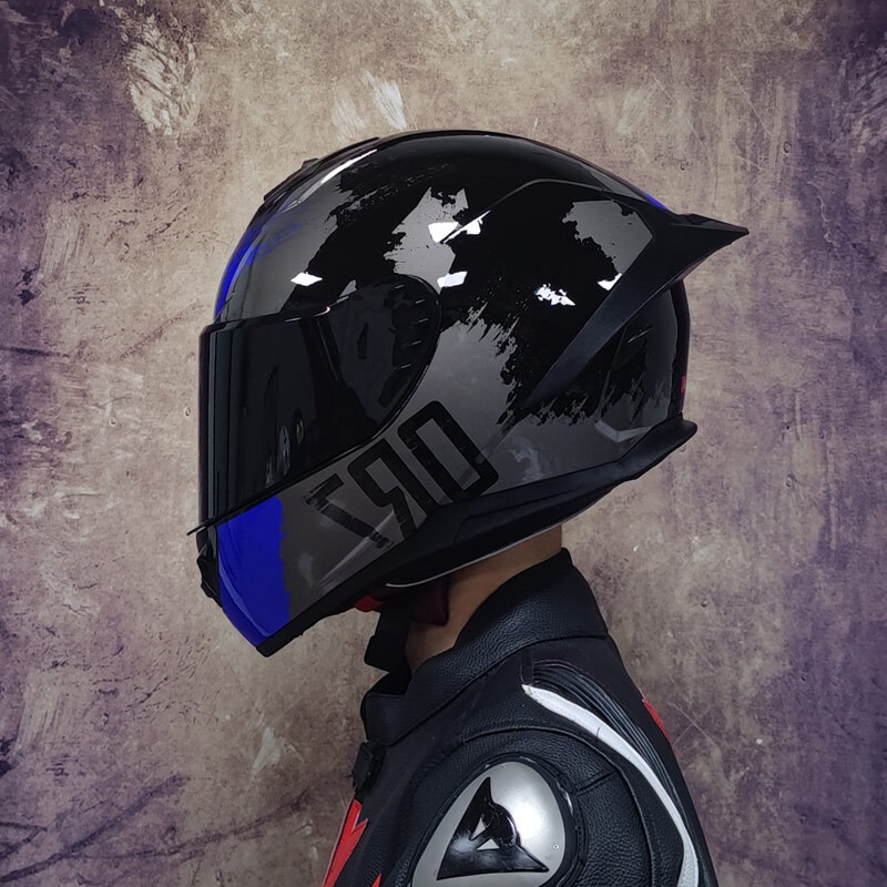 (M-13)ORZ Casque intégral Casco Moto Capacete Casque de moto Racing ...