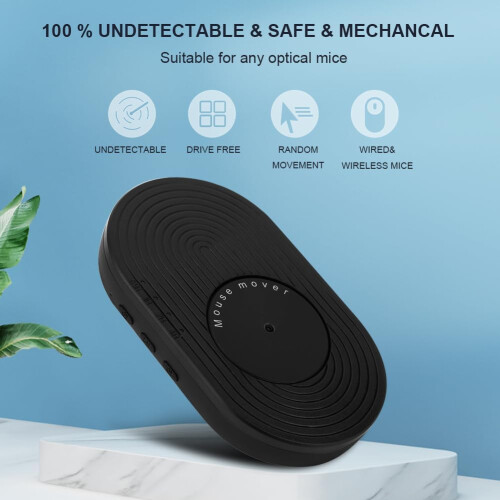Mouse Jiggler Indetectável Mouse Wiggler Shaker Mantém a Tela do PC ...