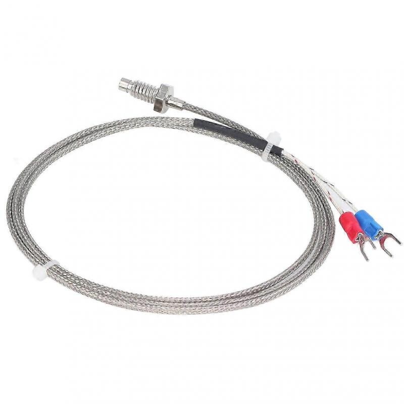 K Type Thermocouple M6 Inch Screw Temperature Sensor Probes Wire 0?400 ...