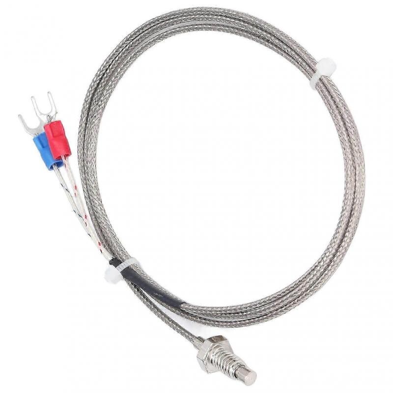 K Type Thermocouple M6 Inch Screw Temperature Sensor Probes Wire 0?400 ...