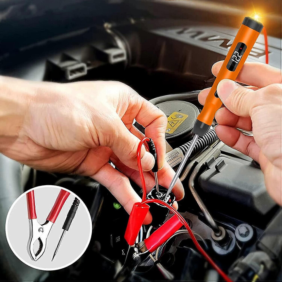 Auto Test Lampe 6V 12V 24V DC Test Lampe Mit Digital Spannung Voltmeter ...