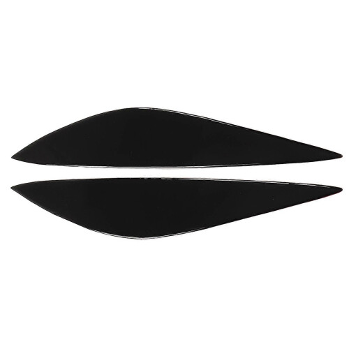 Headlamp Eyebrows,Front Headlight Eyebrow Glossy Headlight Eyelid Trim ...