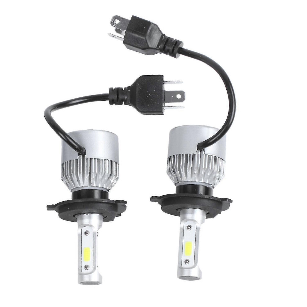 2 x S2 H4 72W 8000LM led Scheinwerfer Auto Hi/Lo Strahl Auto Lampen ...