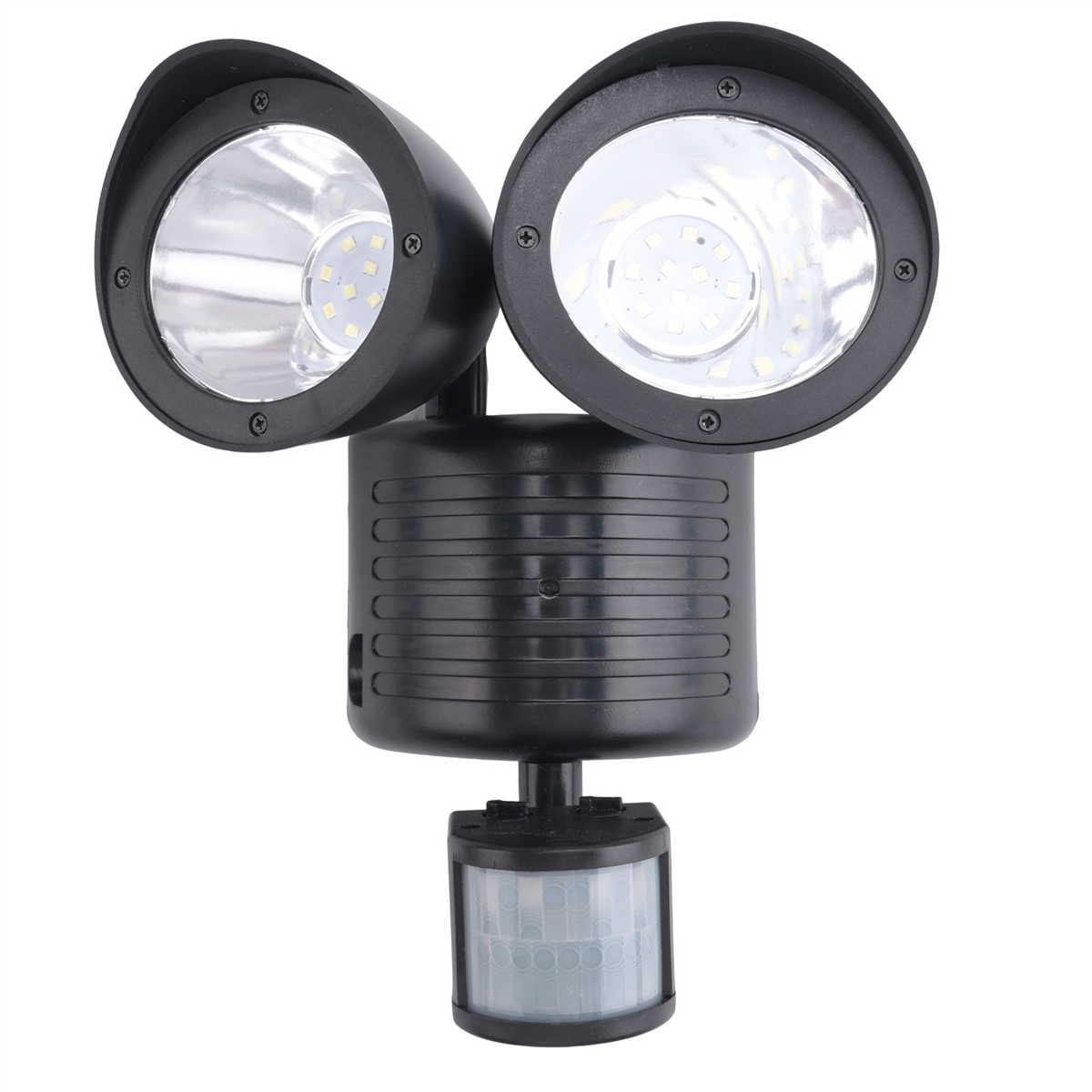 22 LED Dual Security Detector Solar Spot Light Motion Sensor Outdoor ...